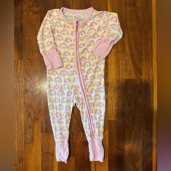 Little Sleepies | Pajamas | Little Sleepies Pink Rainbow Pajamas | Poshmark